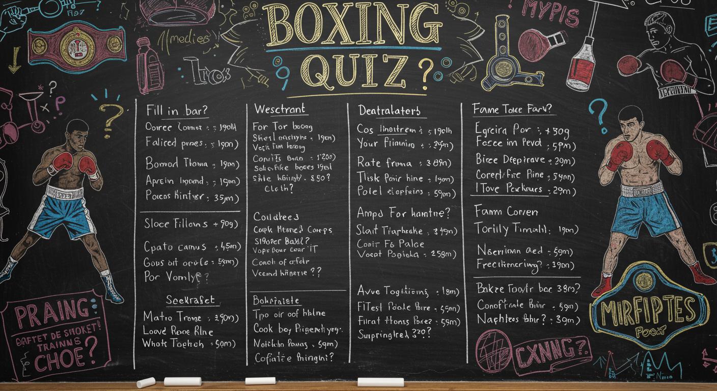 Quiz Boxing : Devenez Un Expert Des Règles Et Techniques
